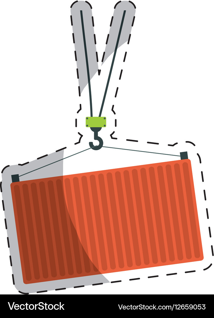 Cargo shipping or handling related icons image Vector Image