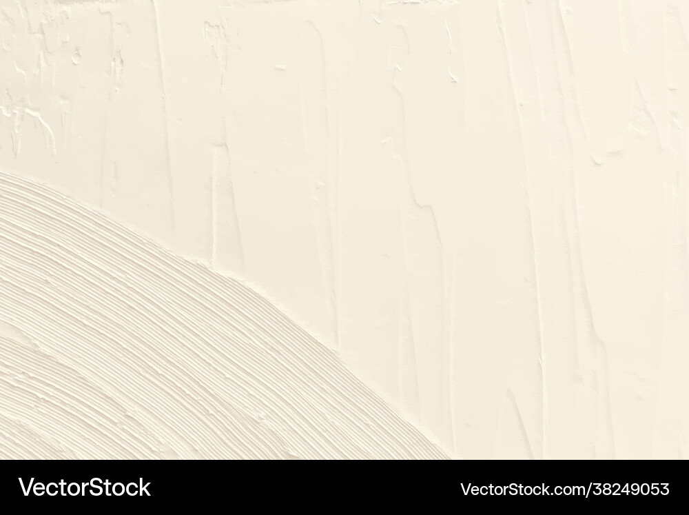 Ivory acrylic painting texture design space Vector Image