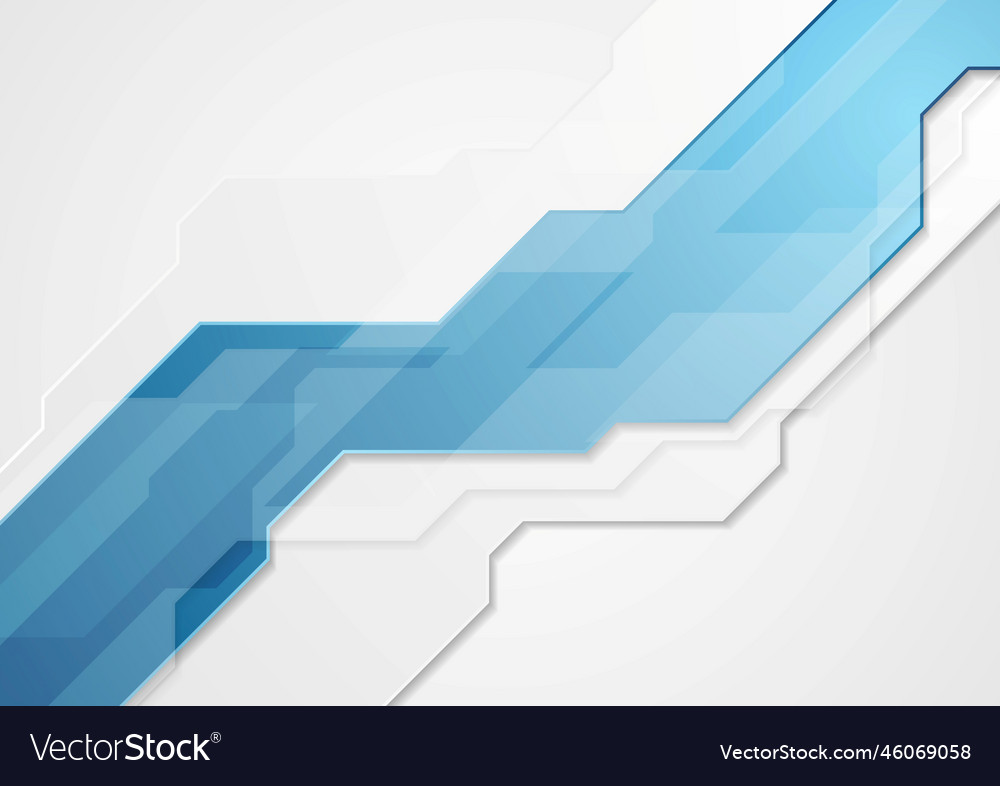 Abstract technology blue background Royalty Free Vector