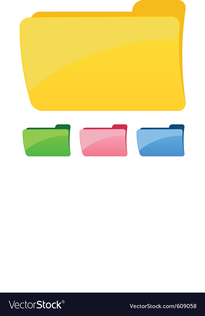 Folder Royalty Free Vector Image - VectorStock