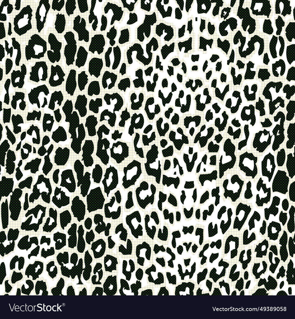 Leopard skin pattern Royalty Free Vector Image