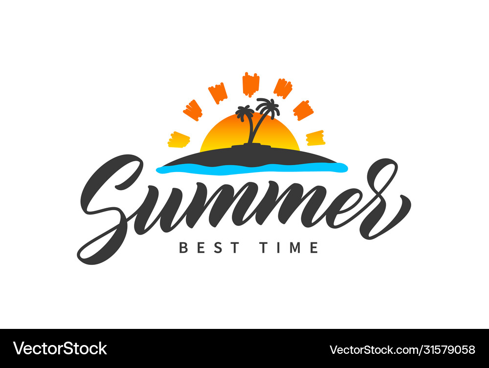 Summer slogan t shirt design Royalty Free Vector Image