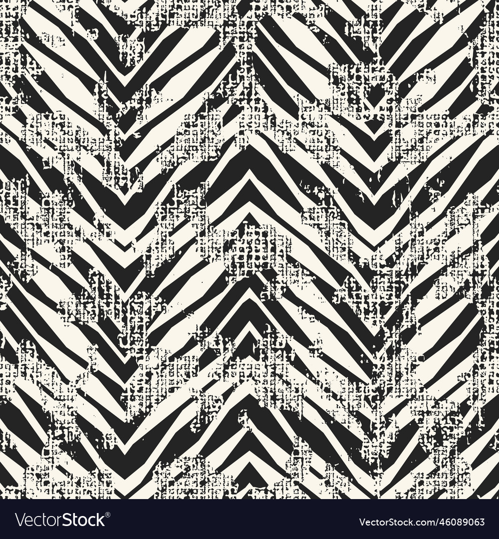 Distressed chevron pattern Royalty Free Vector Image