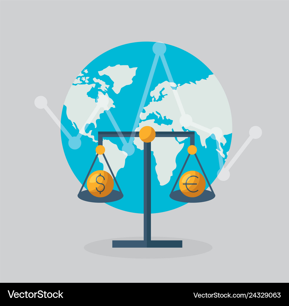Financial stock market Royalty Free Vector Image