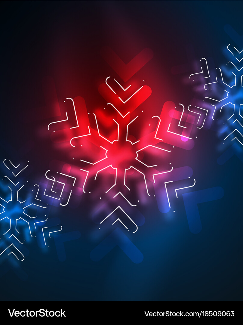 Frozen winter holiday background christmas Vector Image