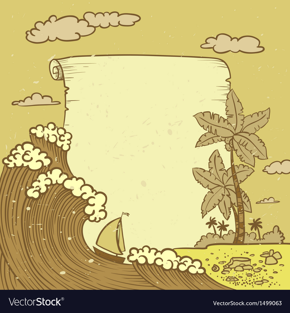 Retro border Royalty Free Vector Image - VectorStock