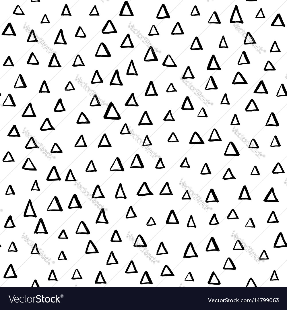 Seamless ink pattern Royalty Free Vector Image