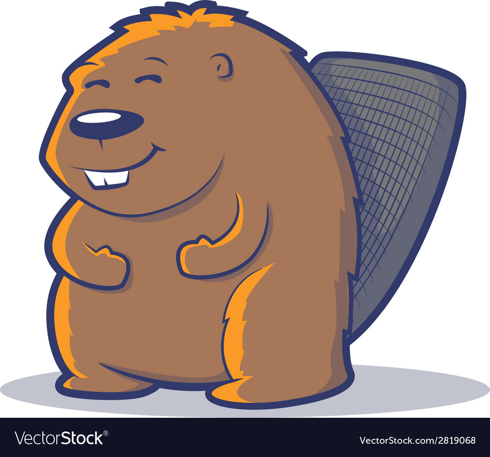 Beaver Royalty Free Vector Image - VectorStock