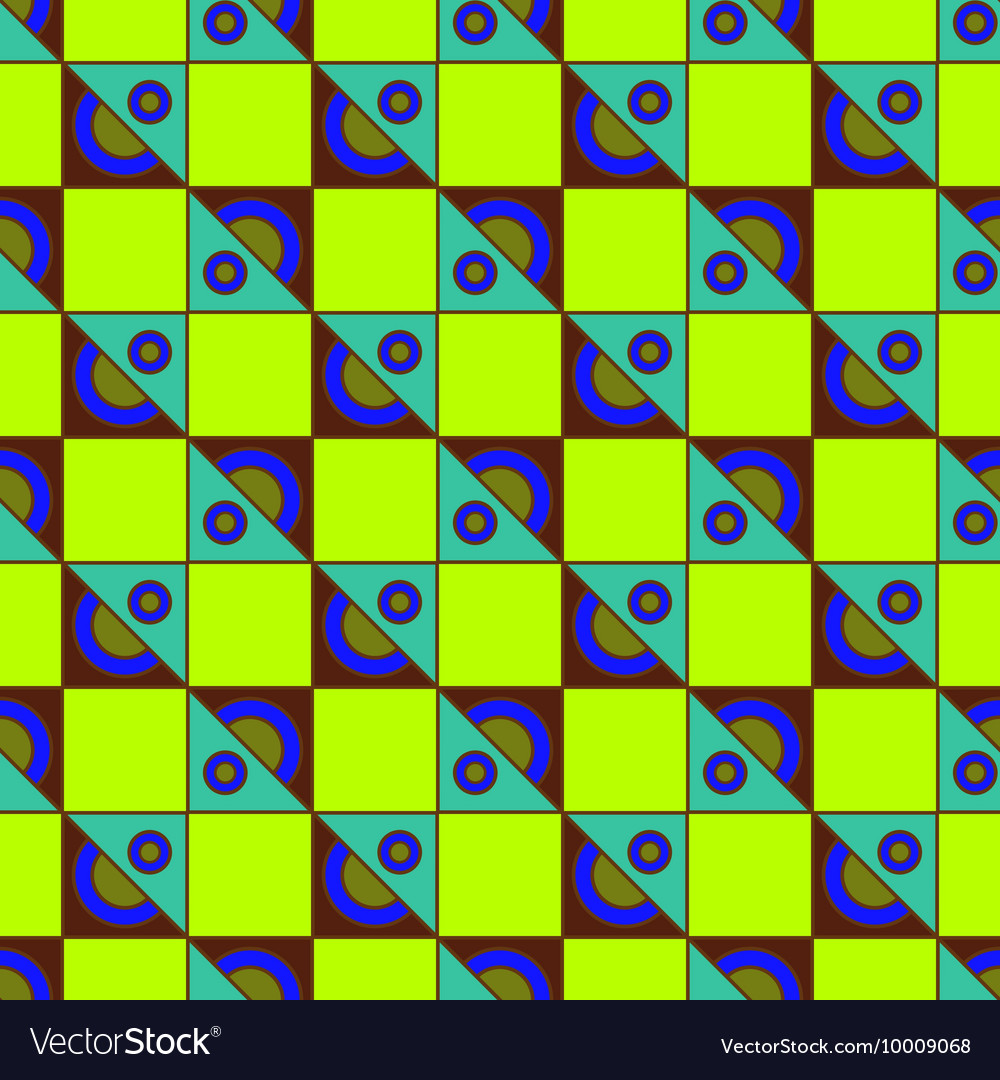 Multicolored geometric seamless pattern Royalty Free Vector