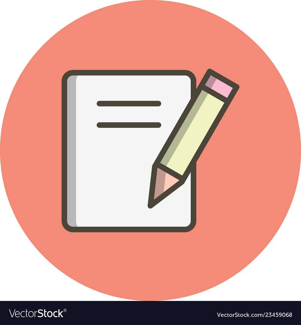 Notes icon Royalty Free Vector Image - VectorStock