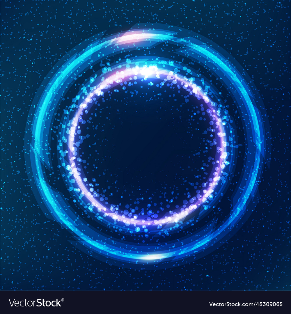 Particles liquid dynamic flow Royalty Free Vector Image