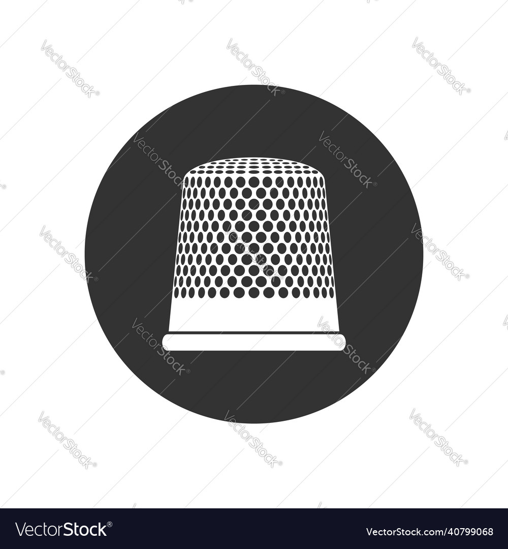 Thimble Royalty Free Vector Image - VectorStock