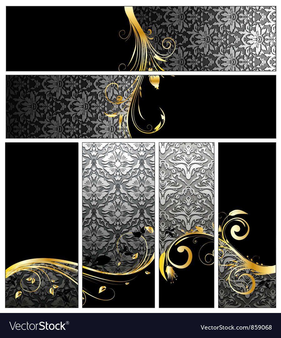 Vintage banners set Royalty Free Vector Image - VectorStock Vintage banners set Royalty Free Vector Image - VectorStock
