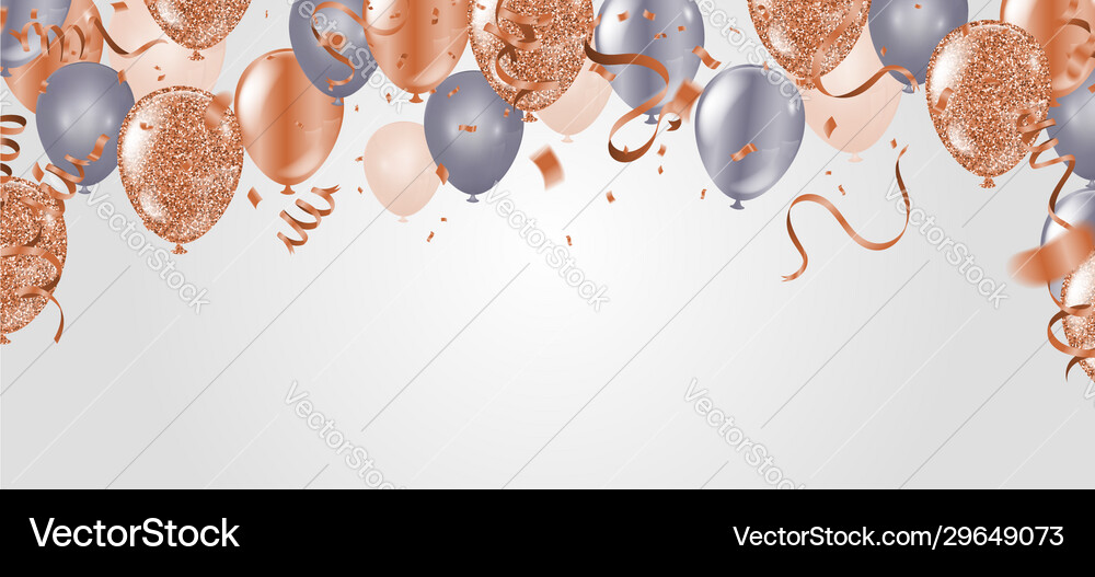 Background balloon balloons Royalty Free Vector Image