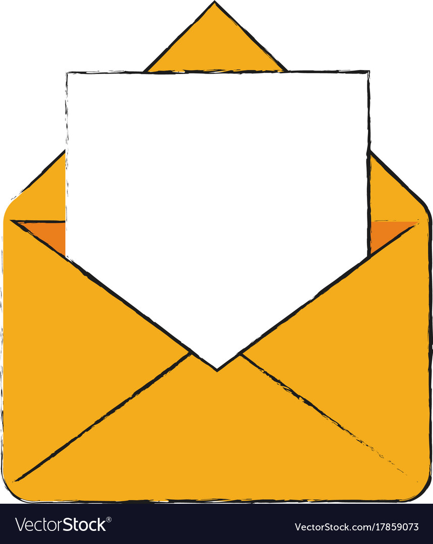 Envelope message symbol Royalty Free Vector Image