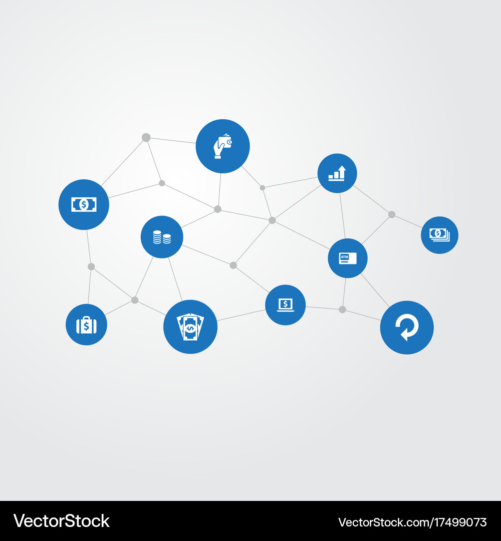 Set of simple bill icons Royalty Free Vector Image