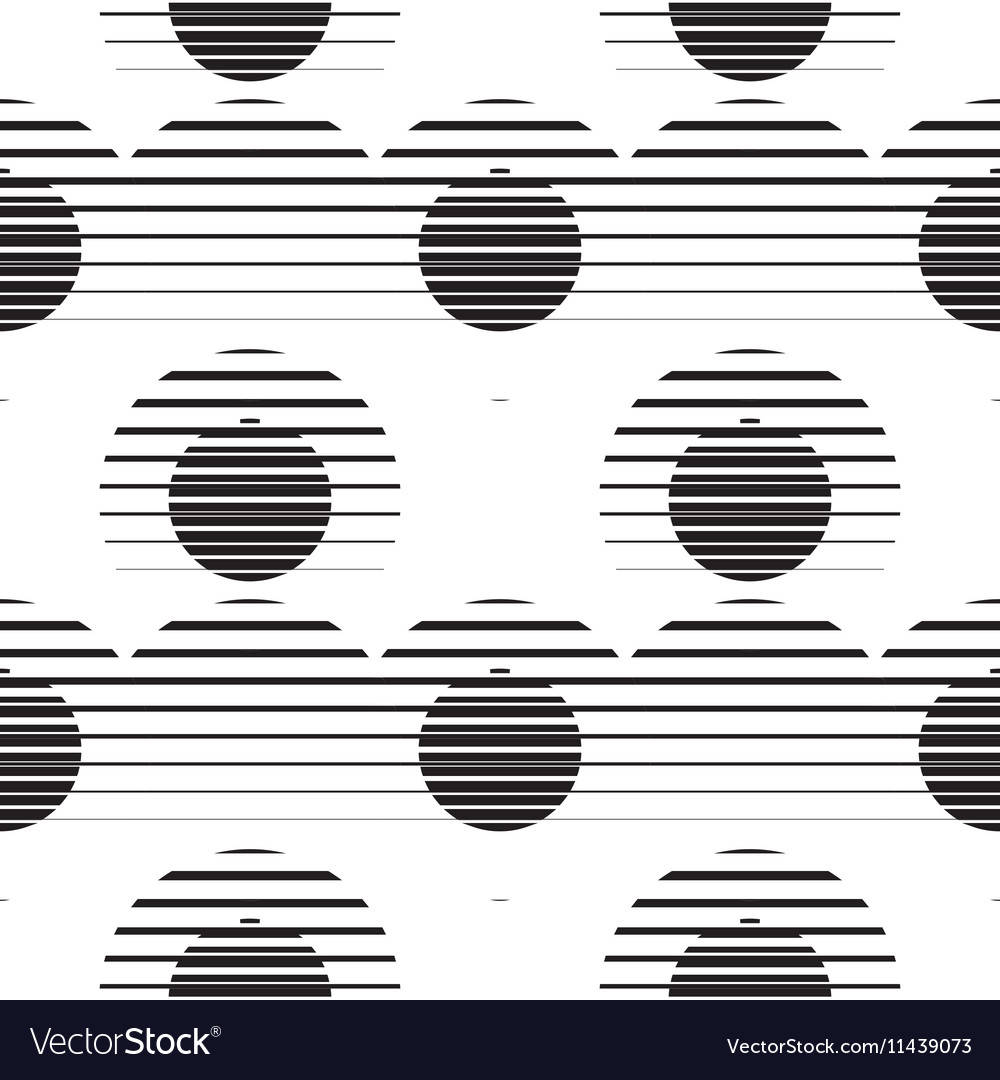 Striped circles on white background Royalty Free Vector