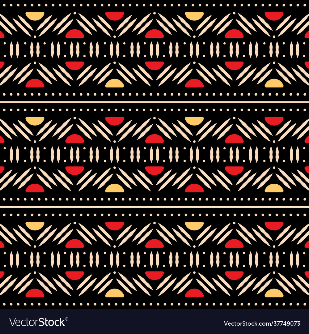 Traditional african pattern Royalty Free Vector Image
