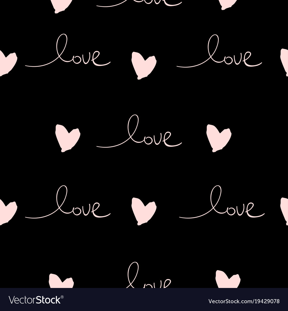 Romantic seamless pattern Royalty Free Vector Image