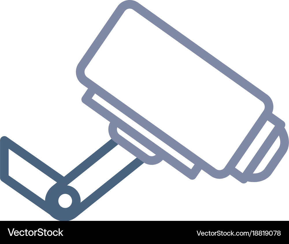 Surveillance camera icon Royalty Free Vector Image