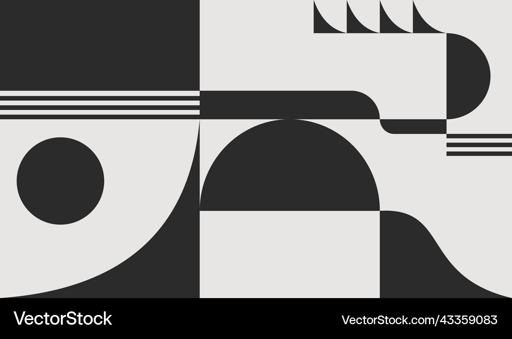 Abstract background with minimalist black Vector Image