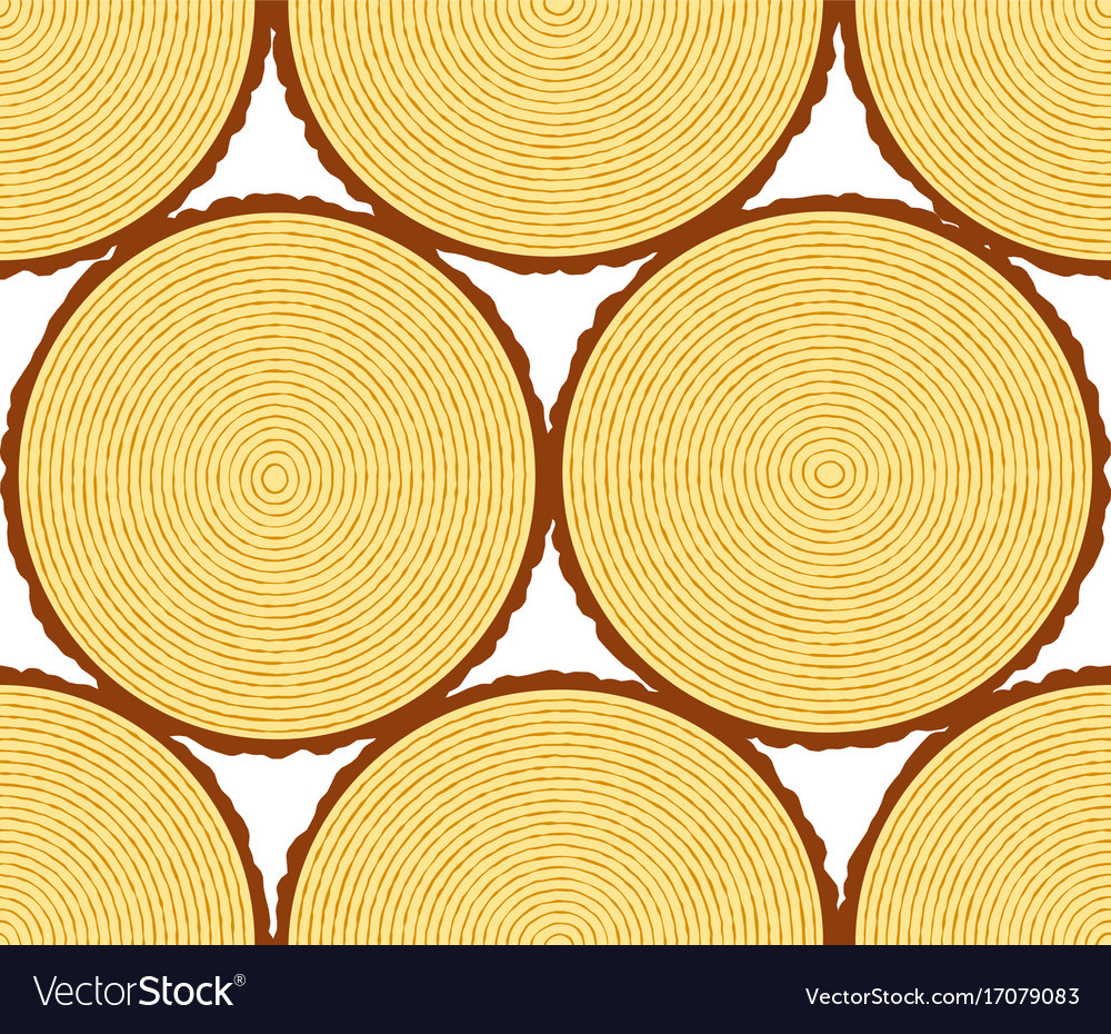 Round wood pattern Royalty Free Vector Image - VectorStock