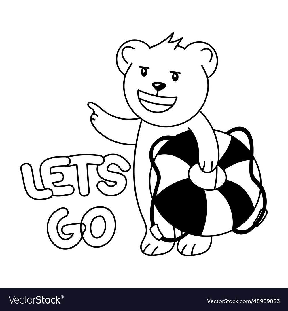 Safety float Royalty Free Vector Image - VectorStock