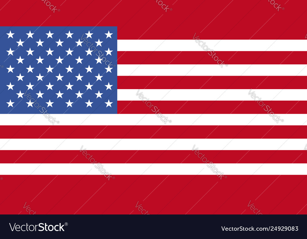Us flag Royalty Free Vector Image - VectorStock