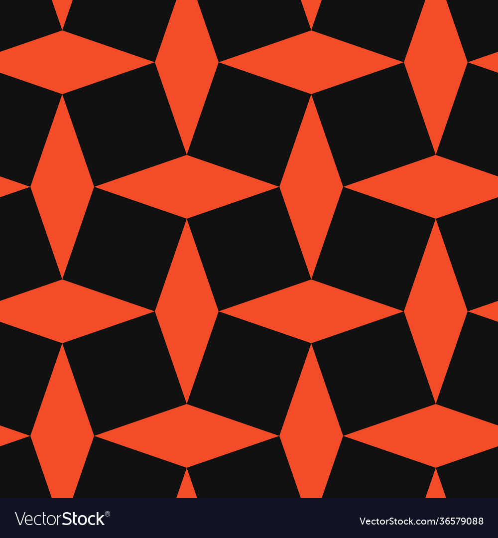 Bold seamless pattern repeating geometric Vector Image