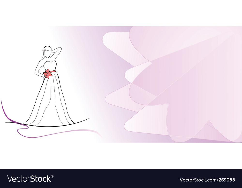 Bride Royalty Free Vector Image - VectorStock