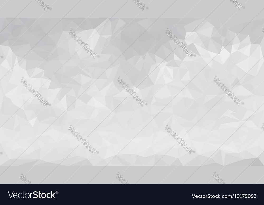 Abstract gray low polygon triangular background Vector Image