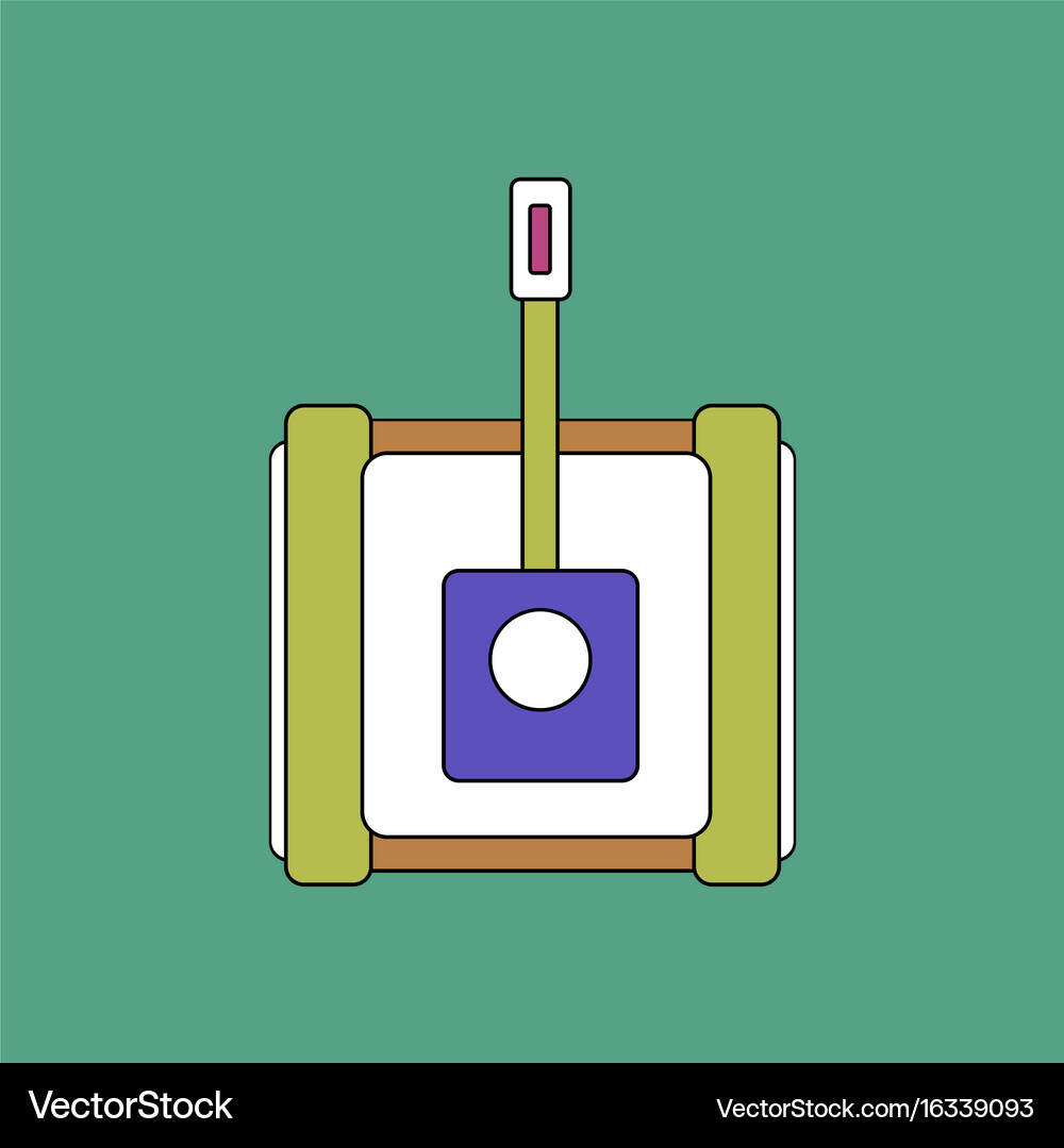 Flat icon design collection military tank Vector Image