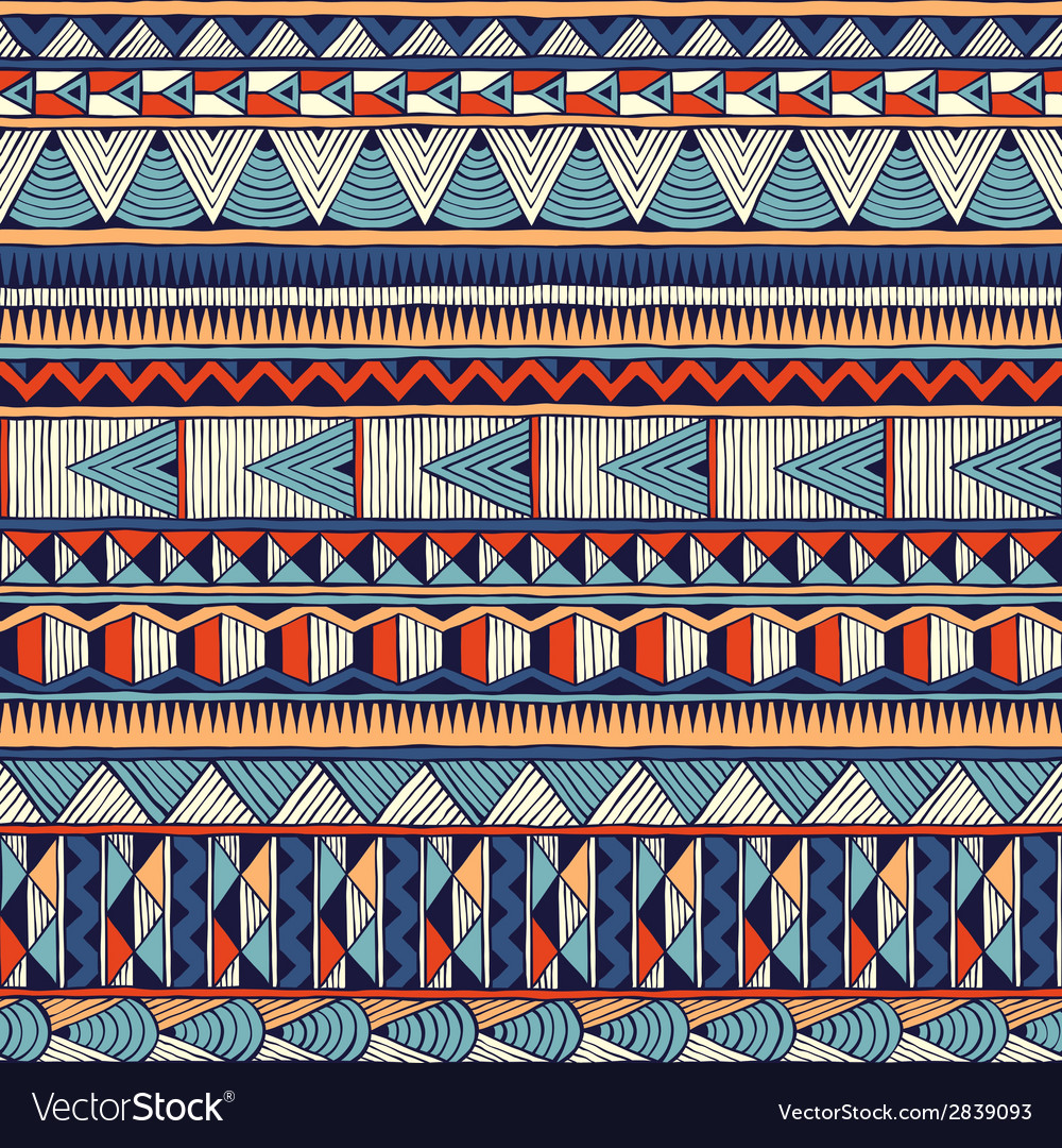 Tribal pattern Royalty Free Vector Image - VectorStock