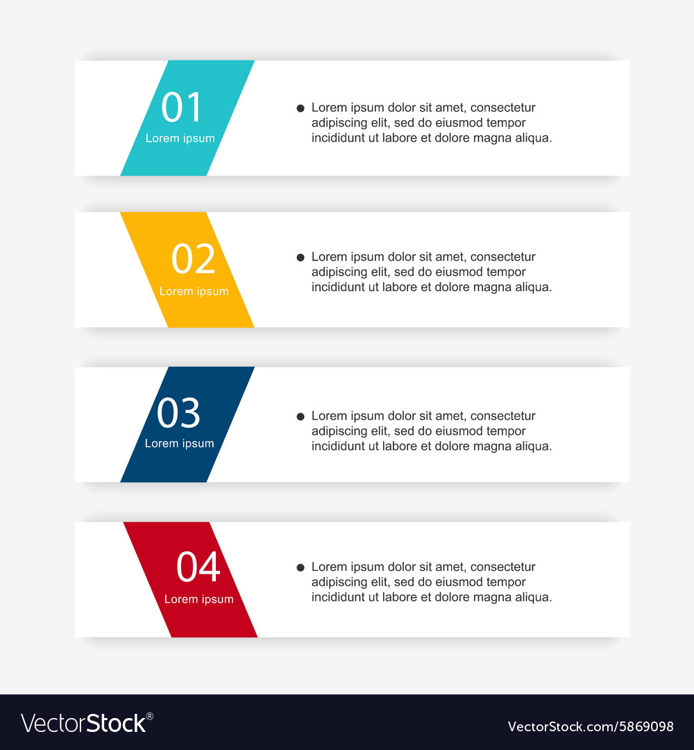 Colorful info graphics for your business Vector Image