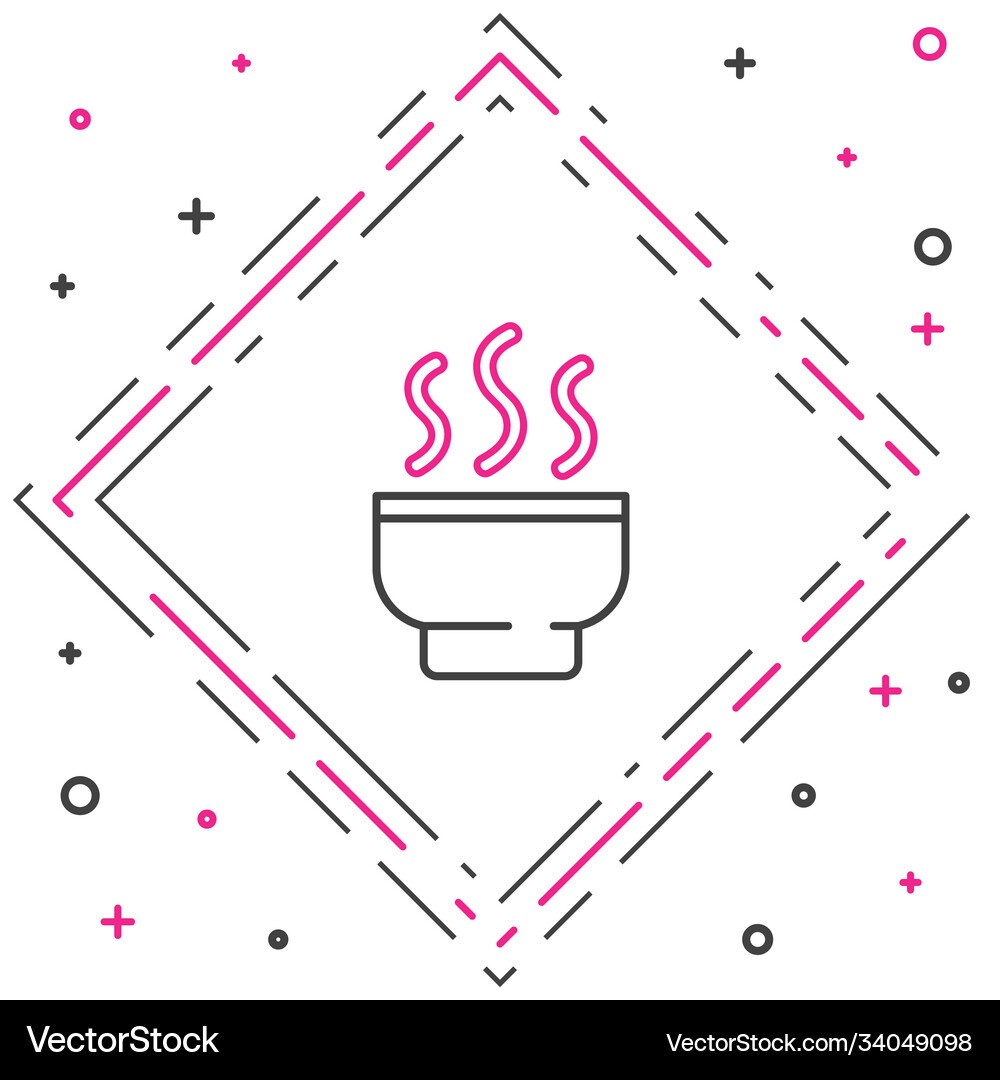 Line traditional chinese tea ceremony icon Vector Image