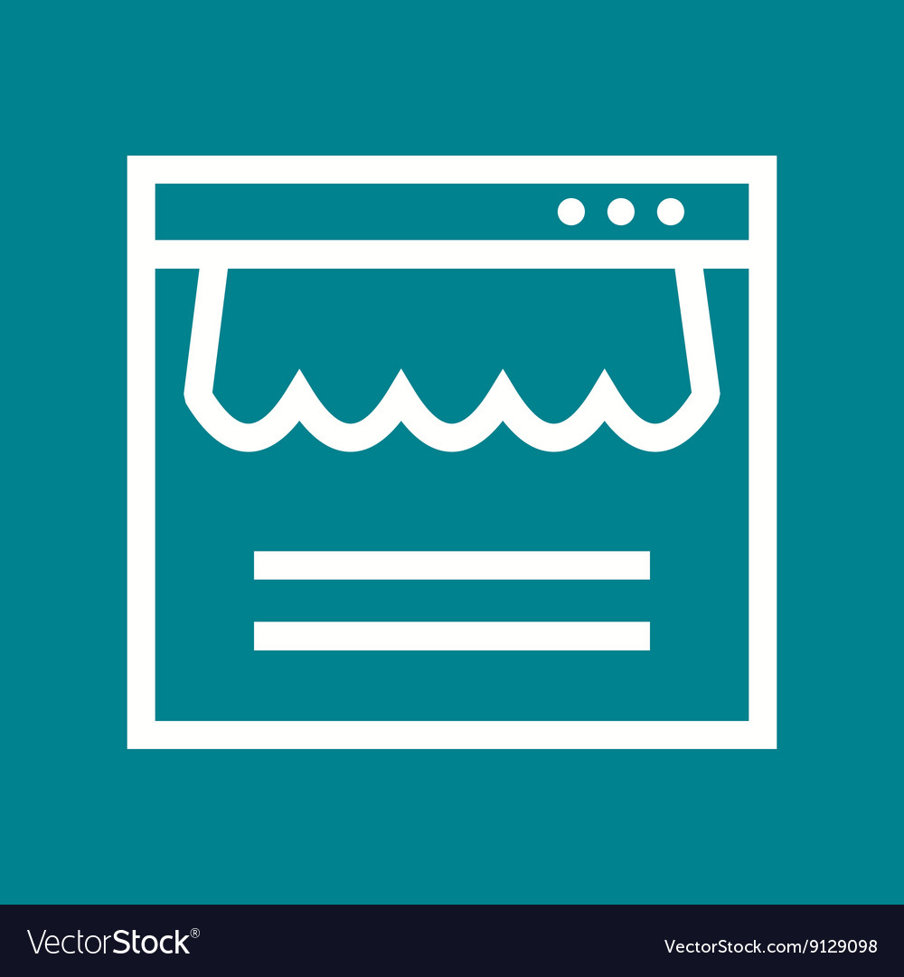 Web Shop Royalty Free Vector Image - VectorStock