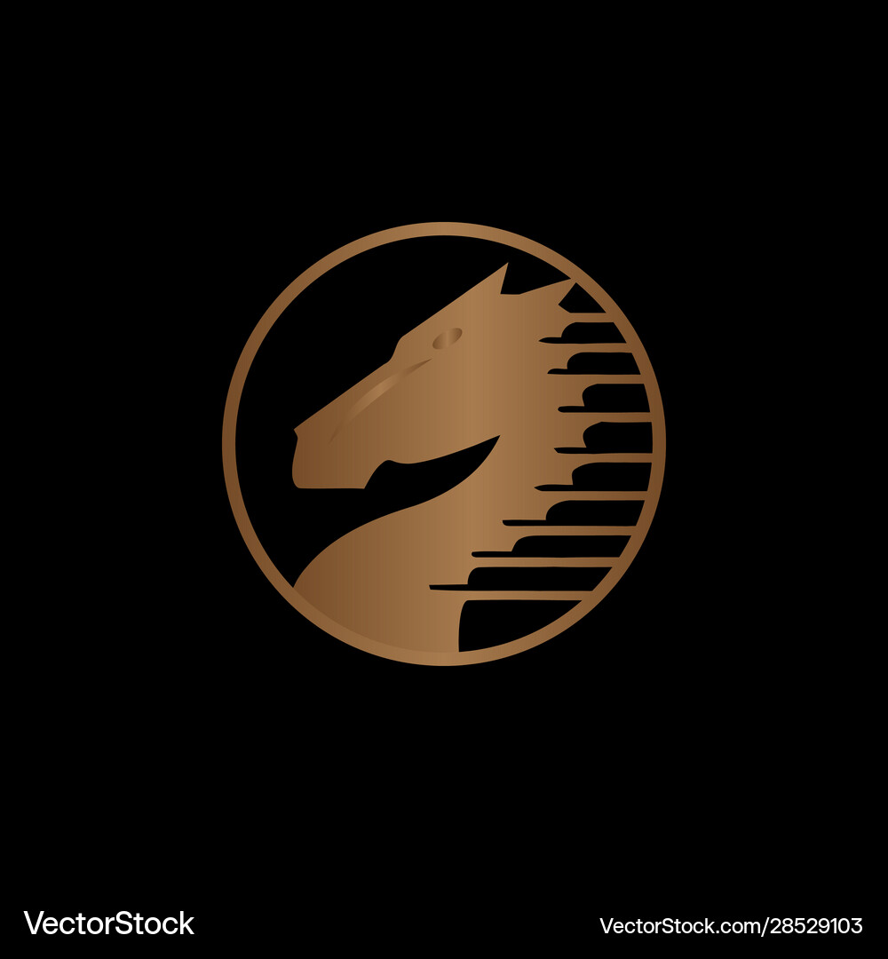 Creative colorful horse icon logo design Vector Image