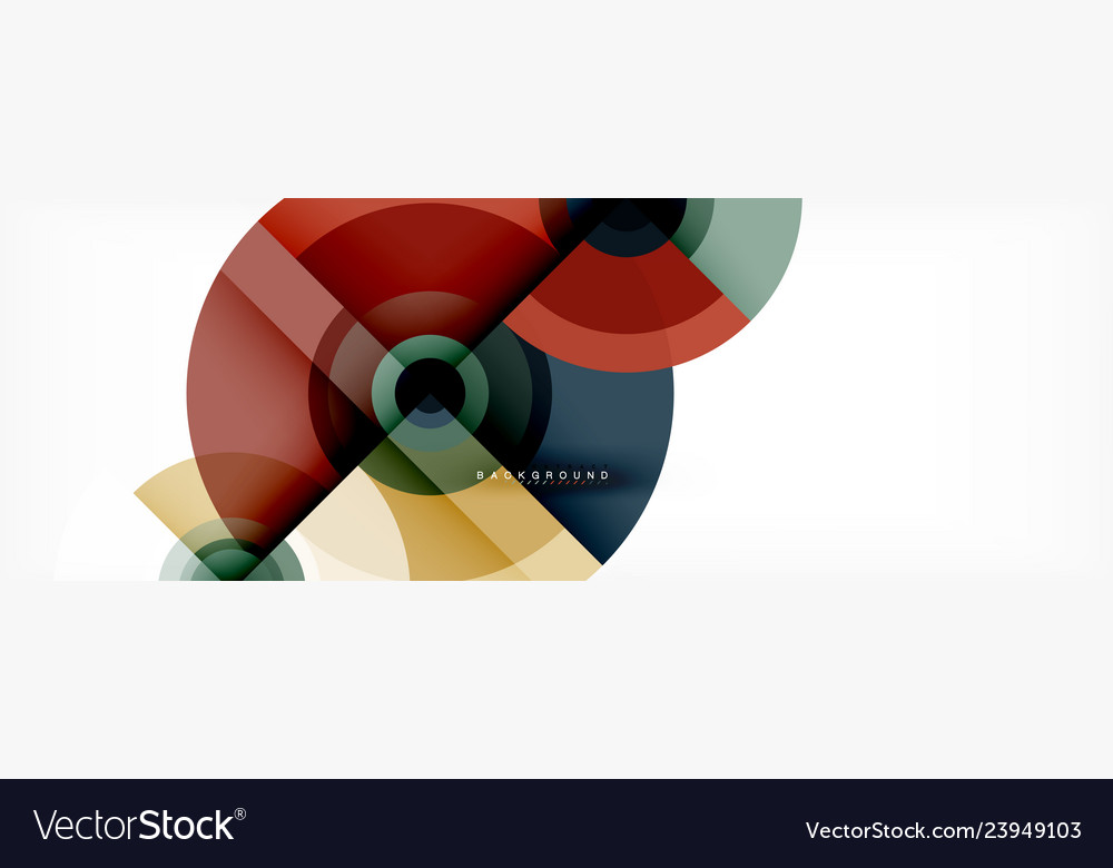 Geometric circle abstract background creative Vector Image