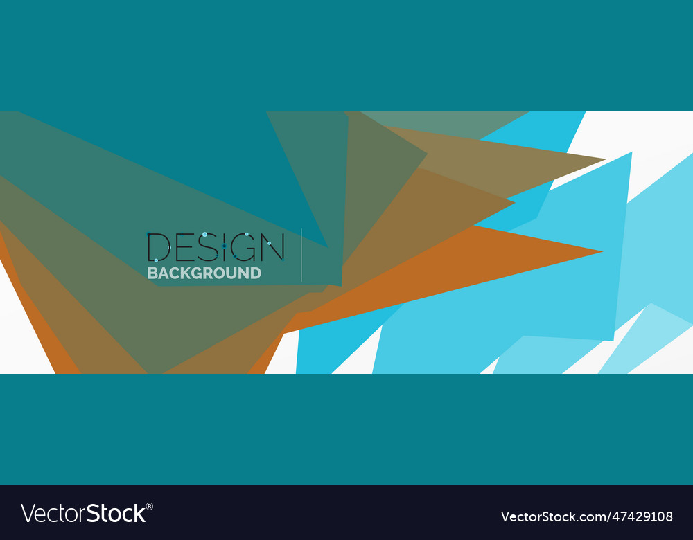 Background creative geometric shapes composition Vector Image