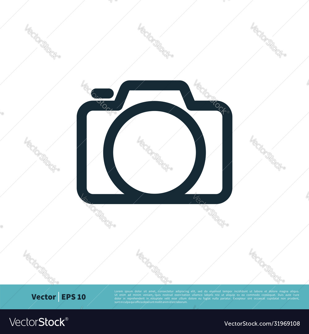 Camera icon logo template design eps 10 Royalty Free Vector Camera icon logo template design eps 10 Royalty Free Vector