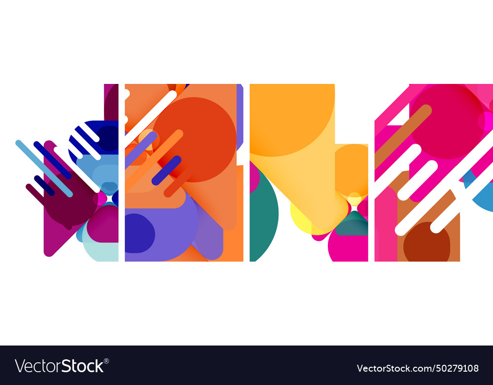 Geometric elements abstract backgrounds Royalty Free Vector