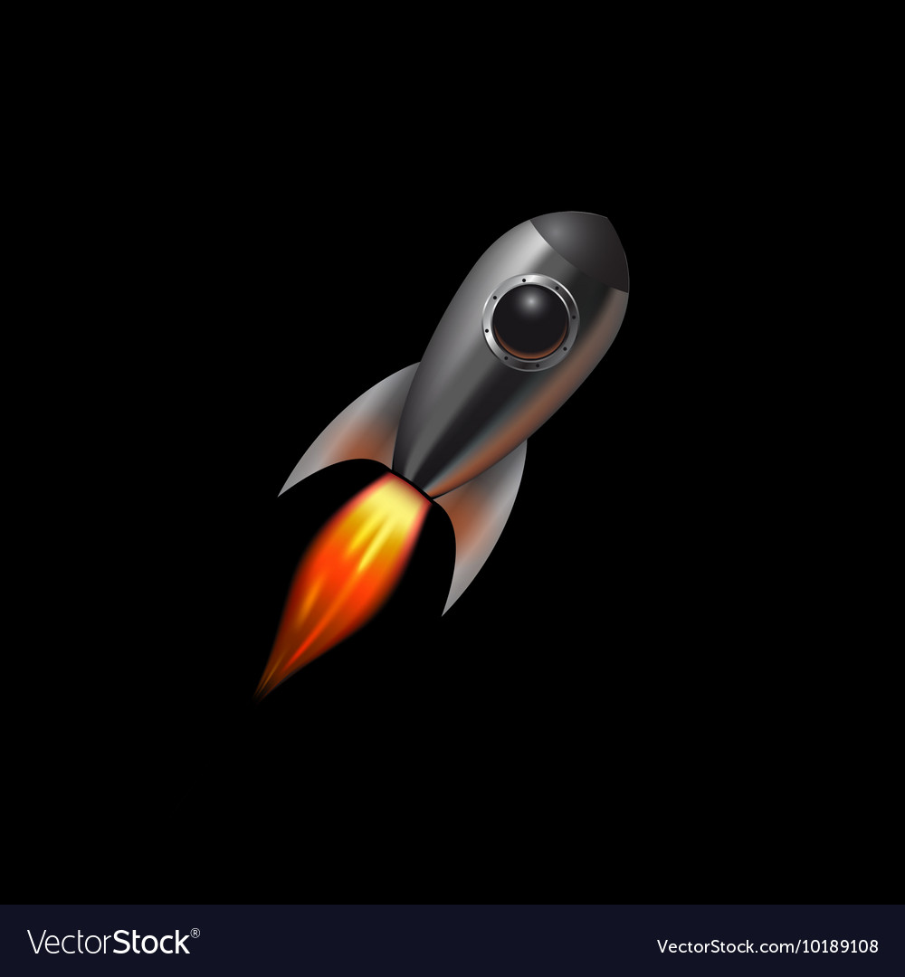 Rocket 001 1 Royalty Free Vector Image - VectorStock