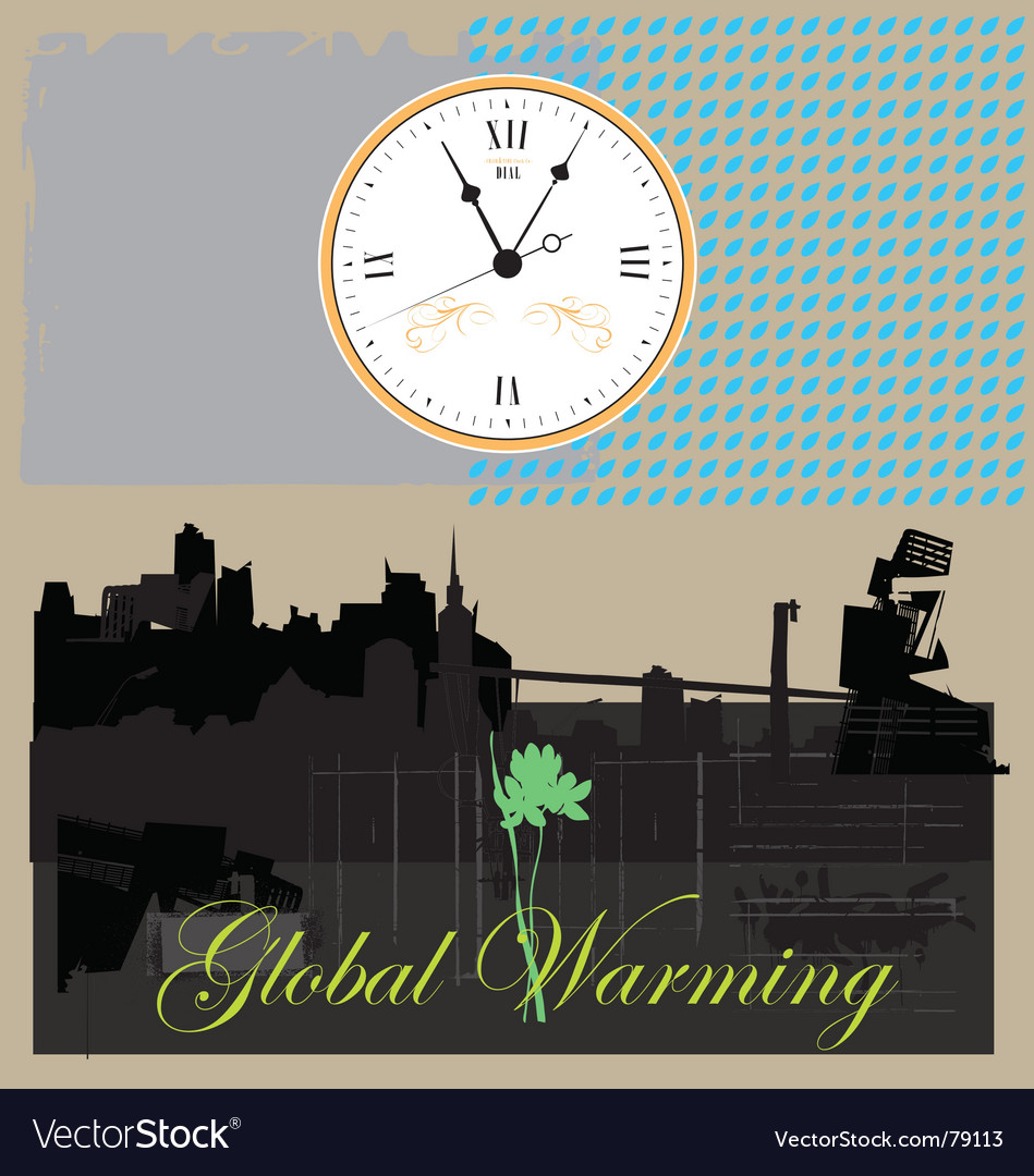 Global warming Royalty Free Vector Image - VectorStock