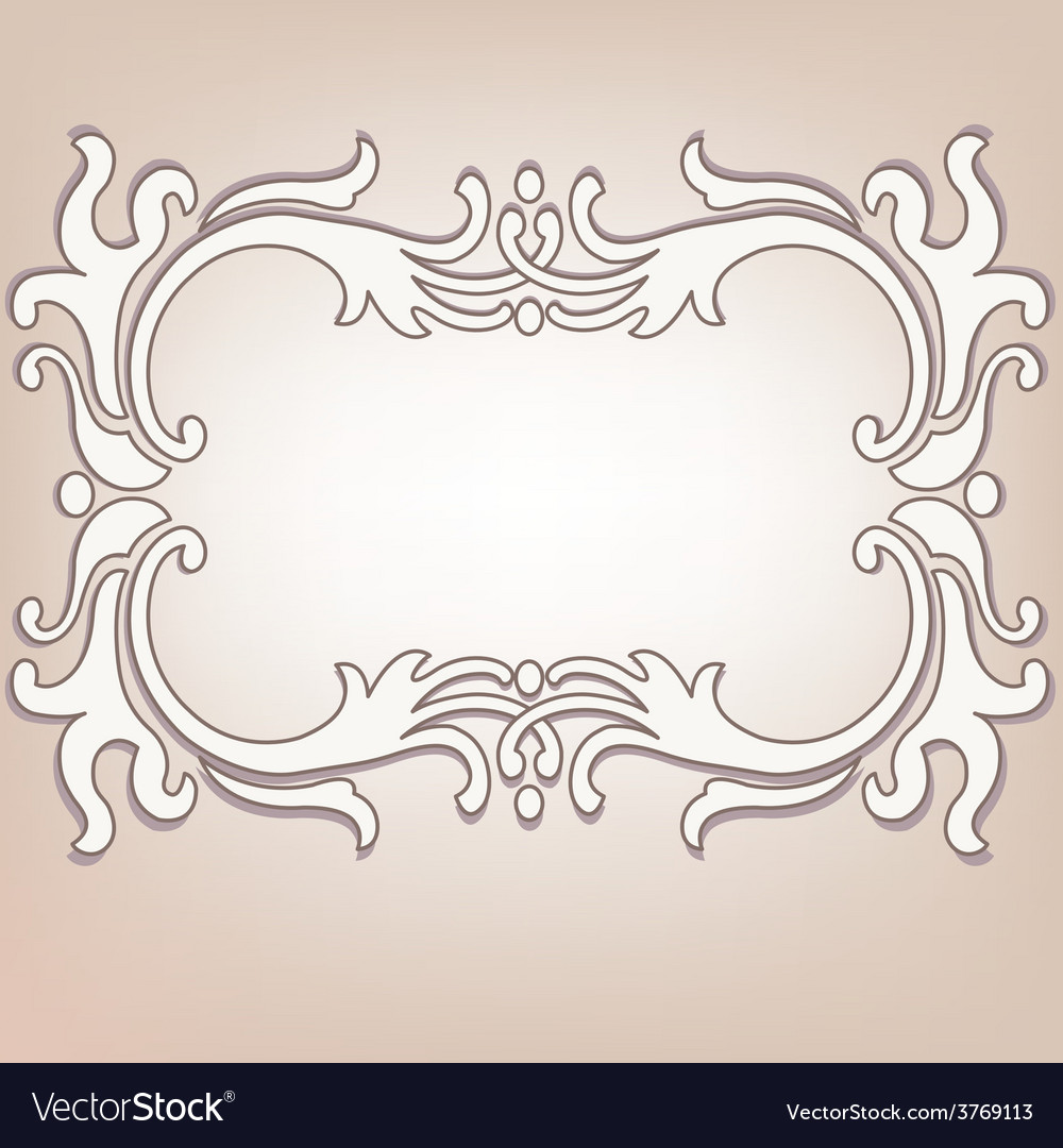 Retro frame Royalty Free Vector Image - VectorStock