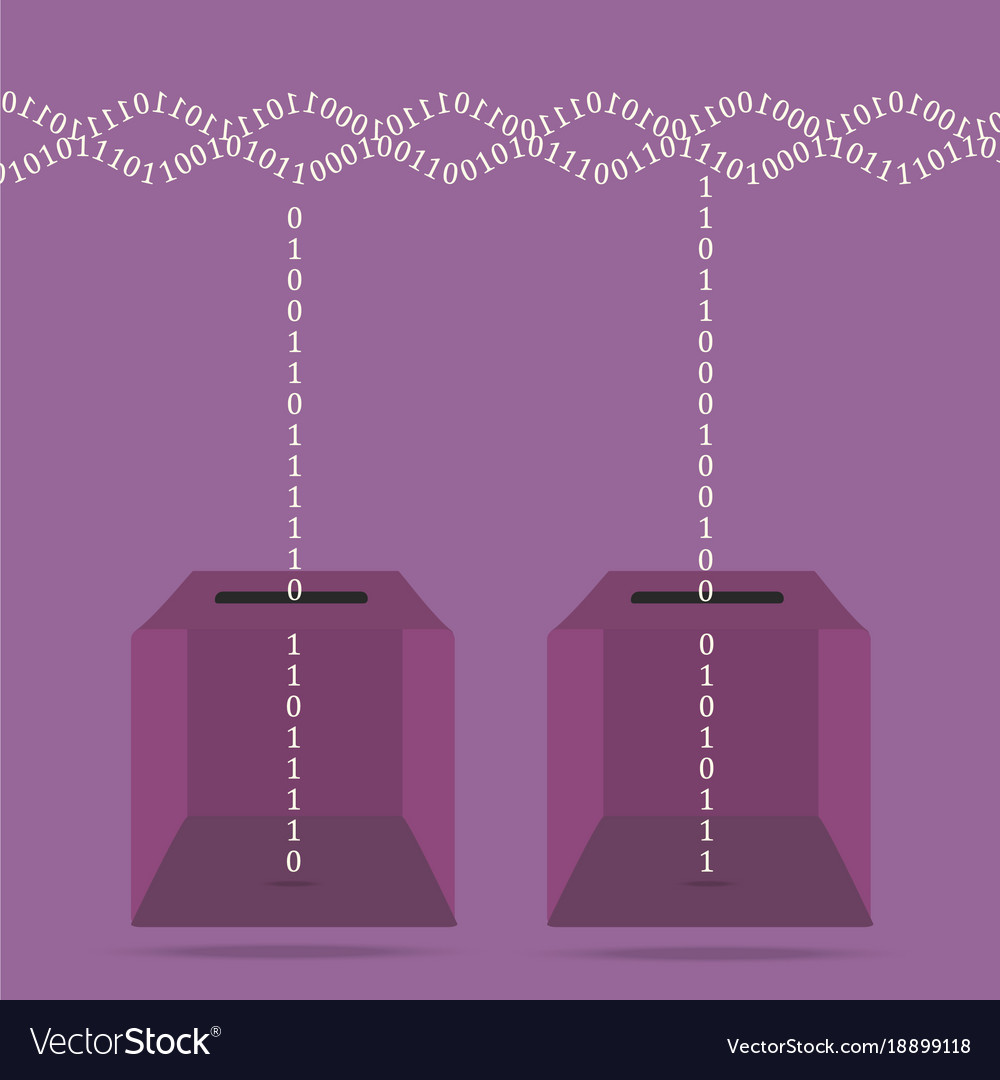 Blockchain online voting concept Royalty Free Vector Image Blockchain online voting concept Royalty Free Vector Image