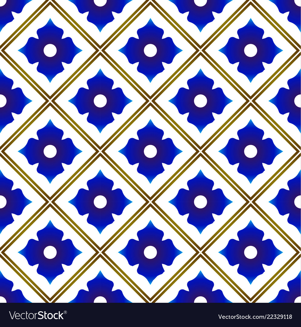 Ceramic pattern design Royalty Free Vector Image