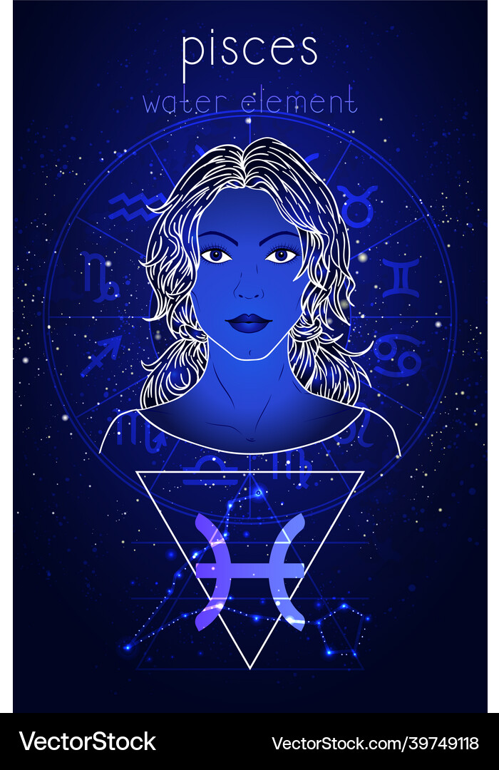 Vector Zodiac Shapes Stock Vector Illustration Of Pisces Vector Zodiac