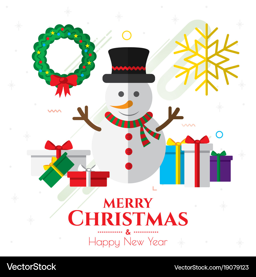 Christmas icons internet banner background Vector Image