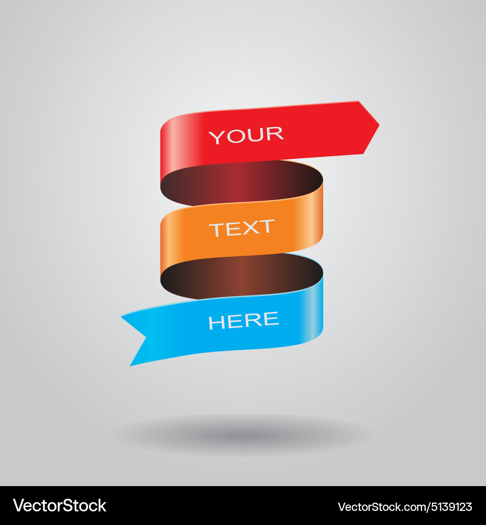 Infographic report template with arrows and text Vector Image