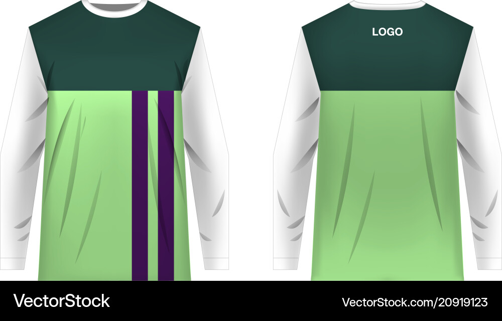Jersey design sportwear Royalty Free Vector Image